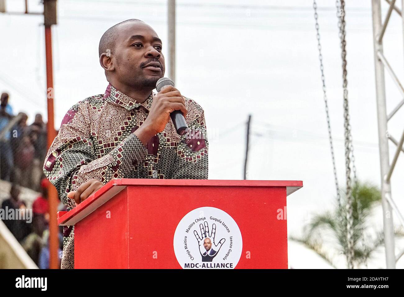 Nelson chamisa hi-res stock photography and images - Alamy
