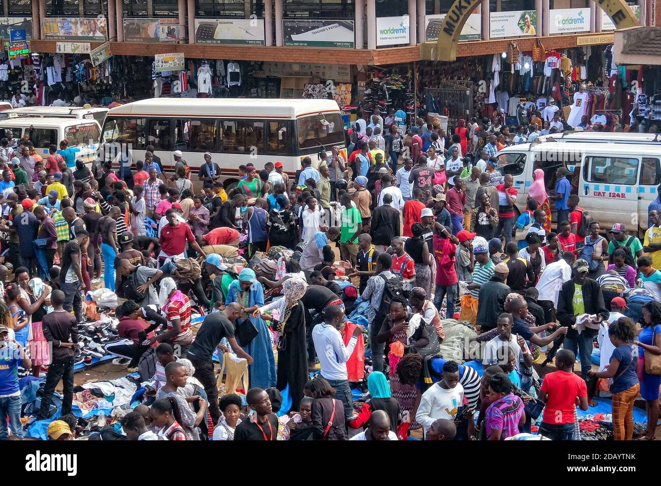 Traders and shoppers crowd one of the busiest shopping areas in ...