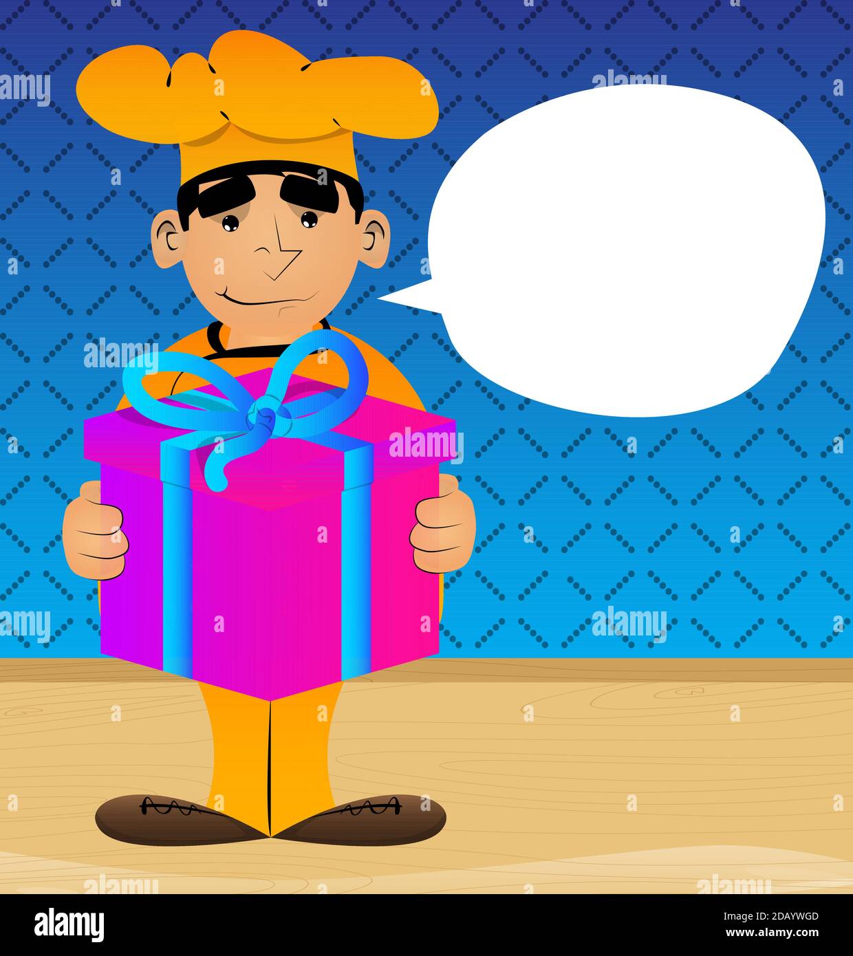 Happy birthday in a restaurant Stock Vector Images - Alamy