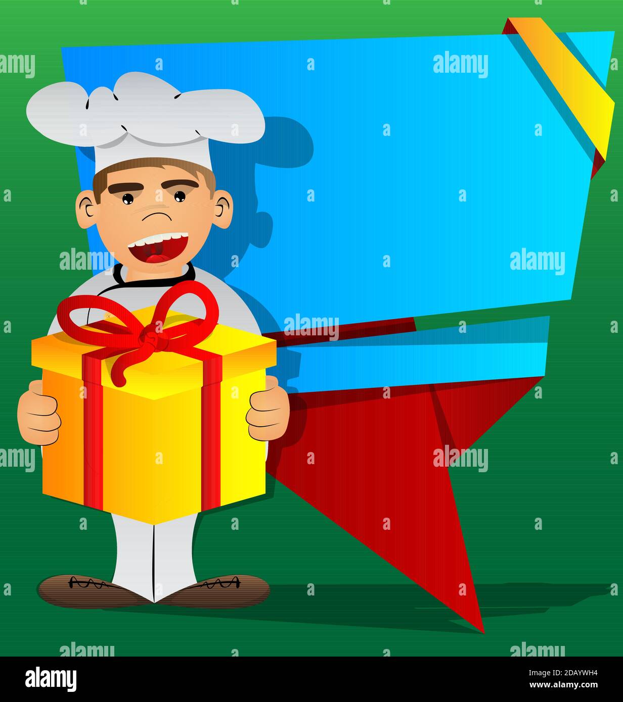 Happy birthday in a restaurant Stock Vector Images - Alamy