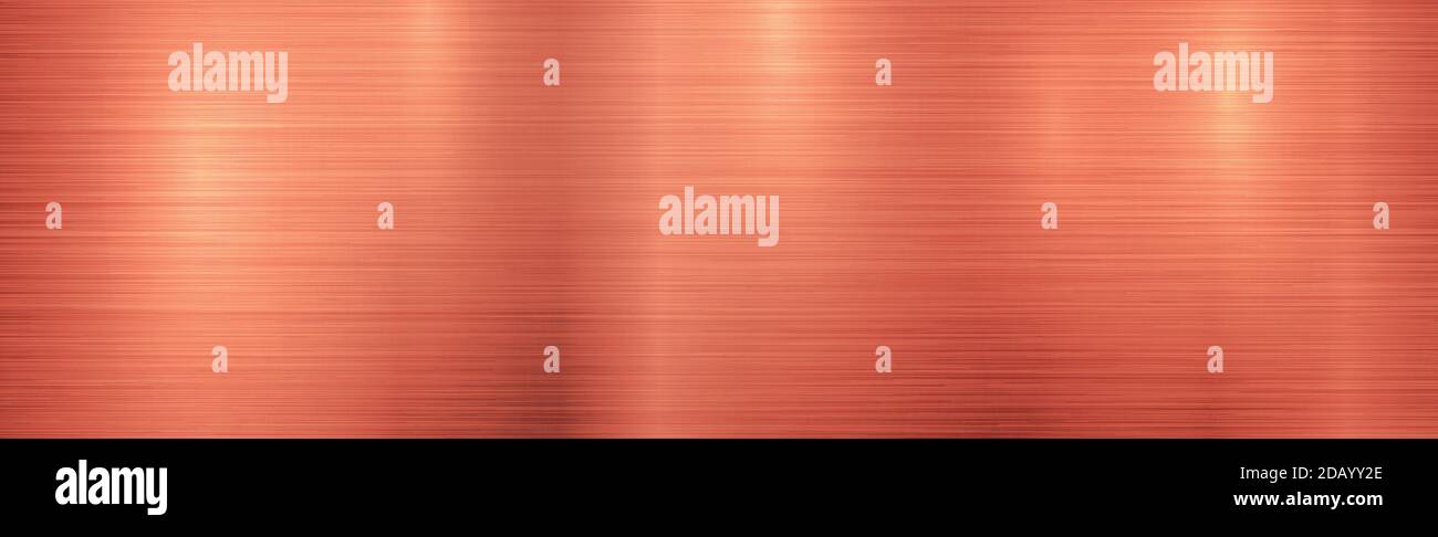 Red metal panorama texture with reflection - illustration Stock Vector ...