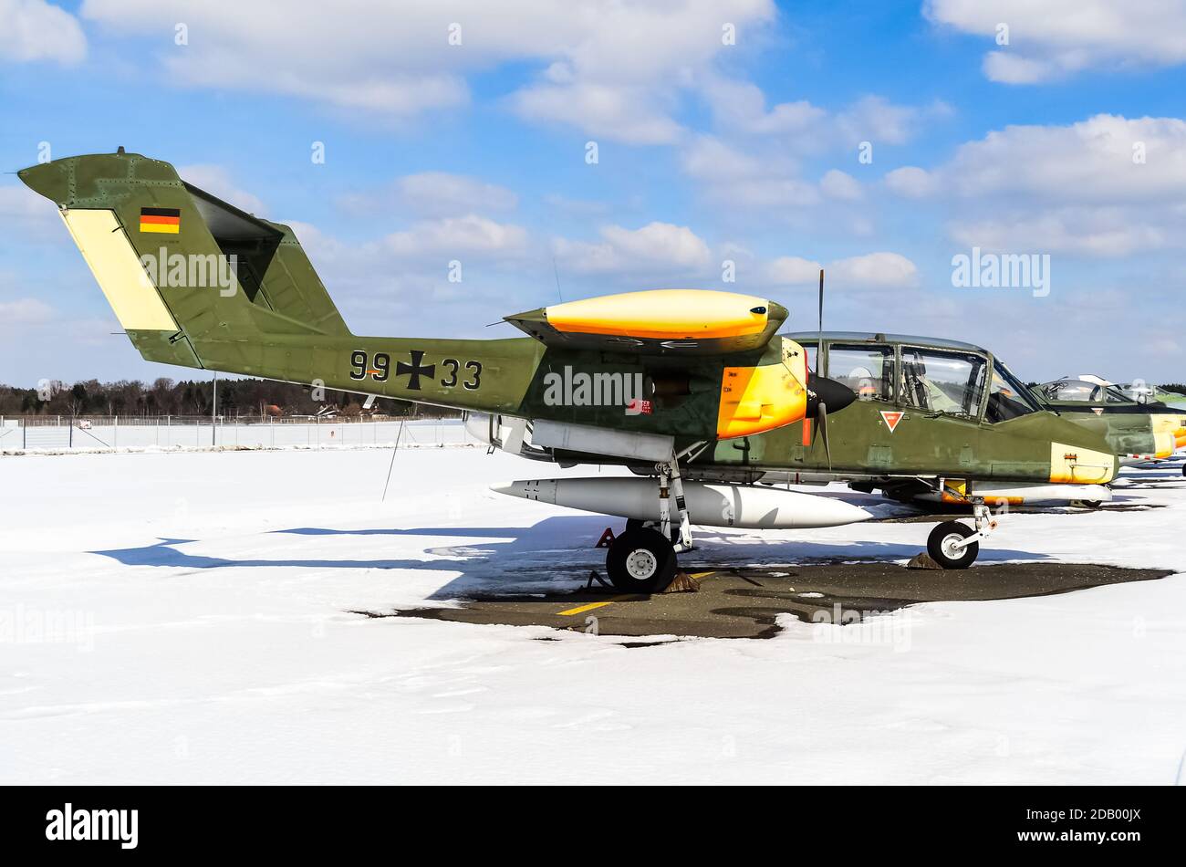 German Air Force North American Rockwell OV-10B Bronco on display in ...