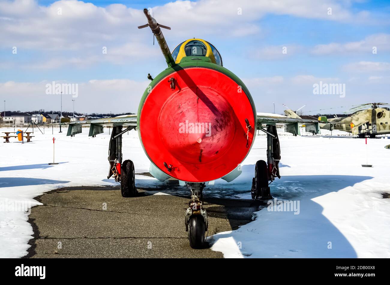 East German Air Force Mikoyan-Gurevich MiG-21M on display in the ...