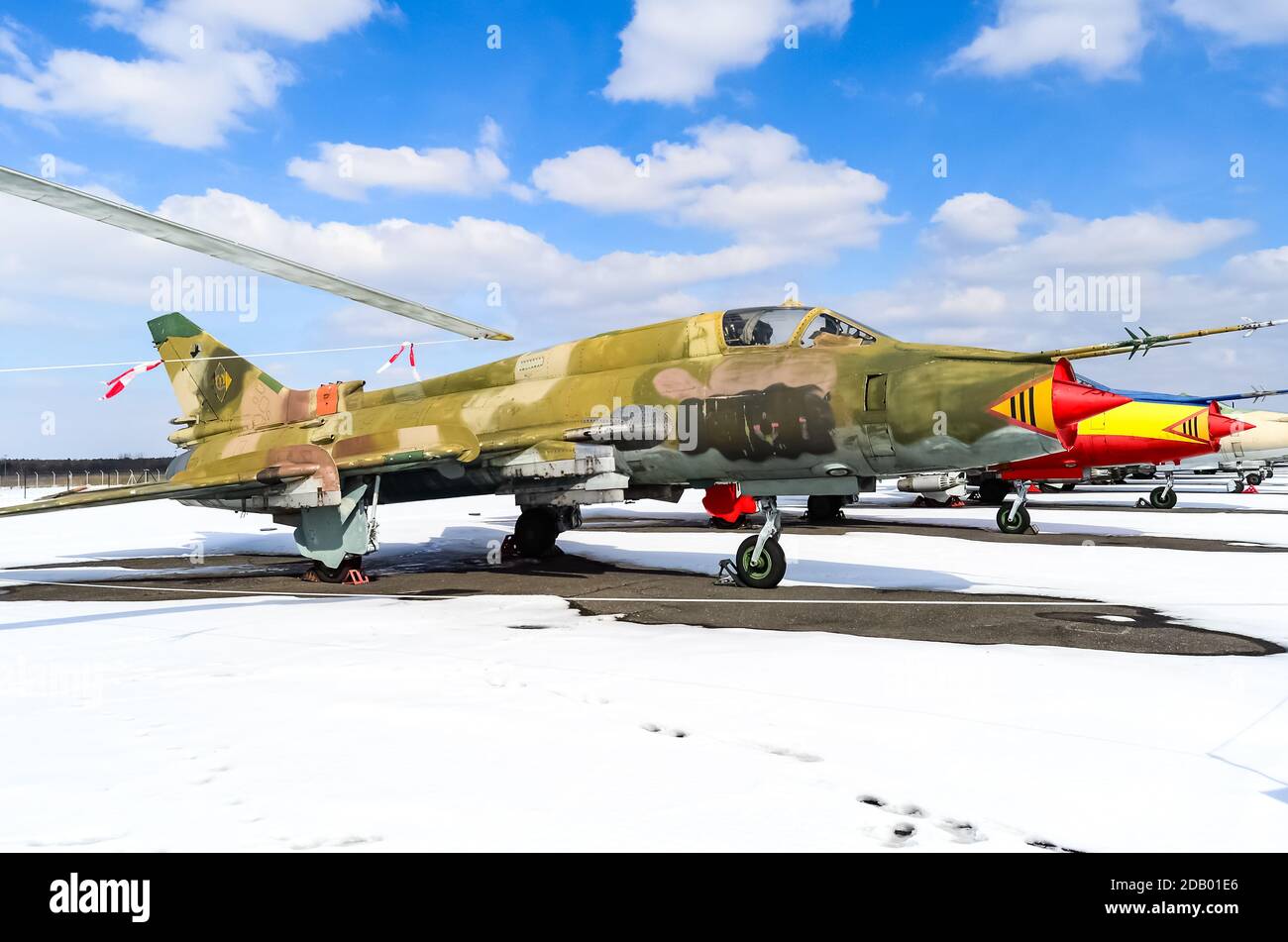 ast German Air Force Sukhoi Su-22M4 on display in the Military History ...