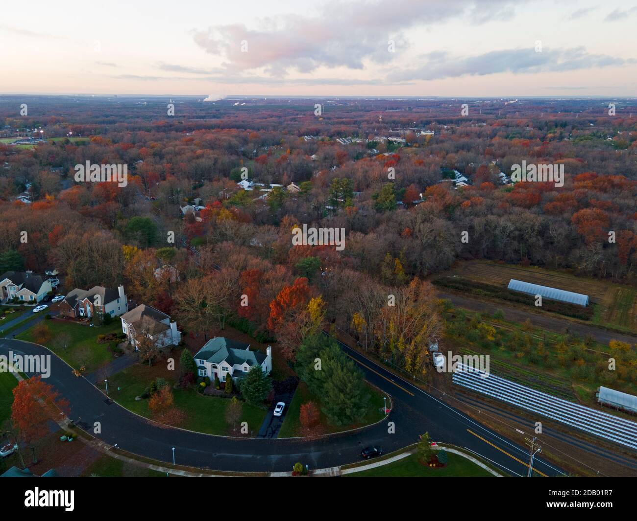 Aerial suburban hi-res stock photography and images - Alamy