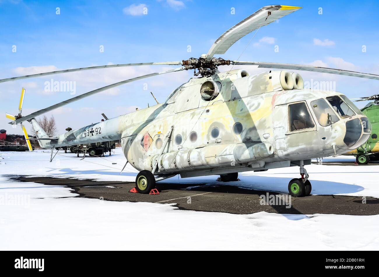 German Army Mil Mi-9 on display in the Military History Museum in ...