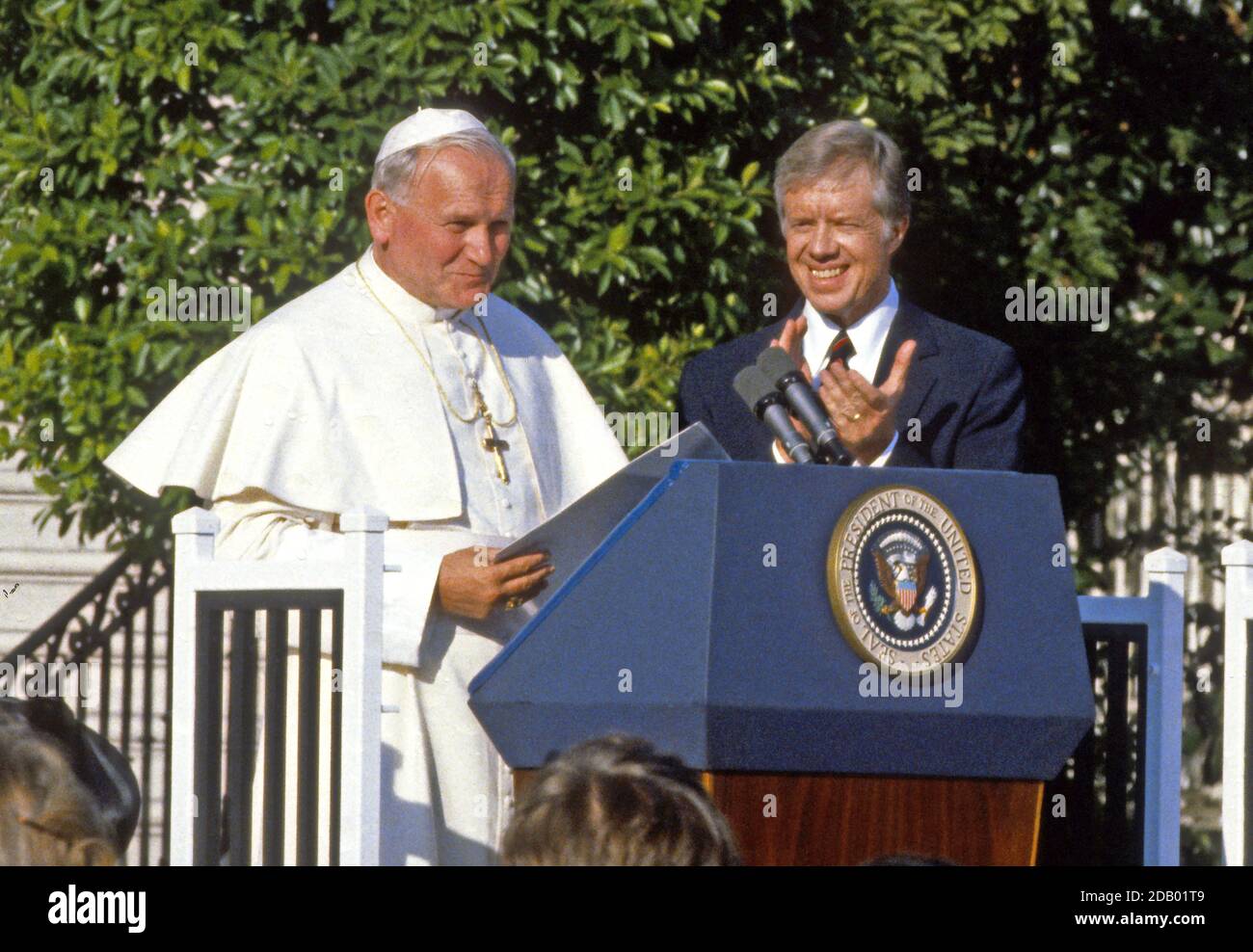 Jimmy carter 1979 pope hi-res stock photography and images - Alamy