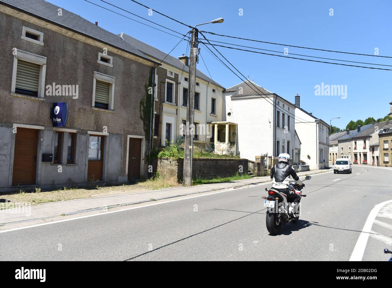 Illustration picture shows the police station at Meix-devant-Virton ...