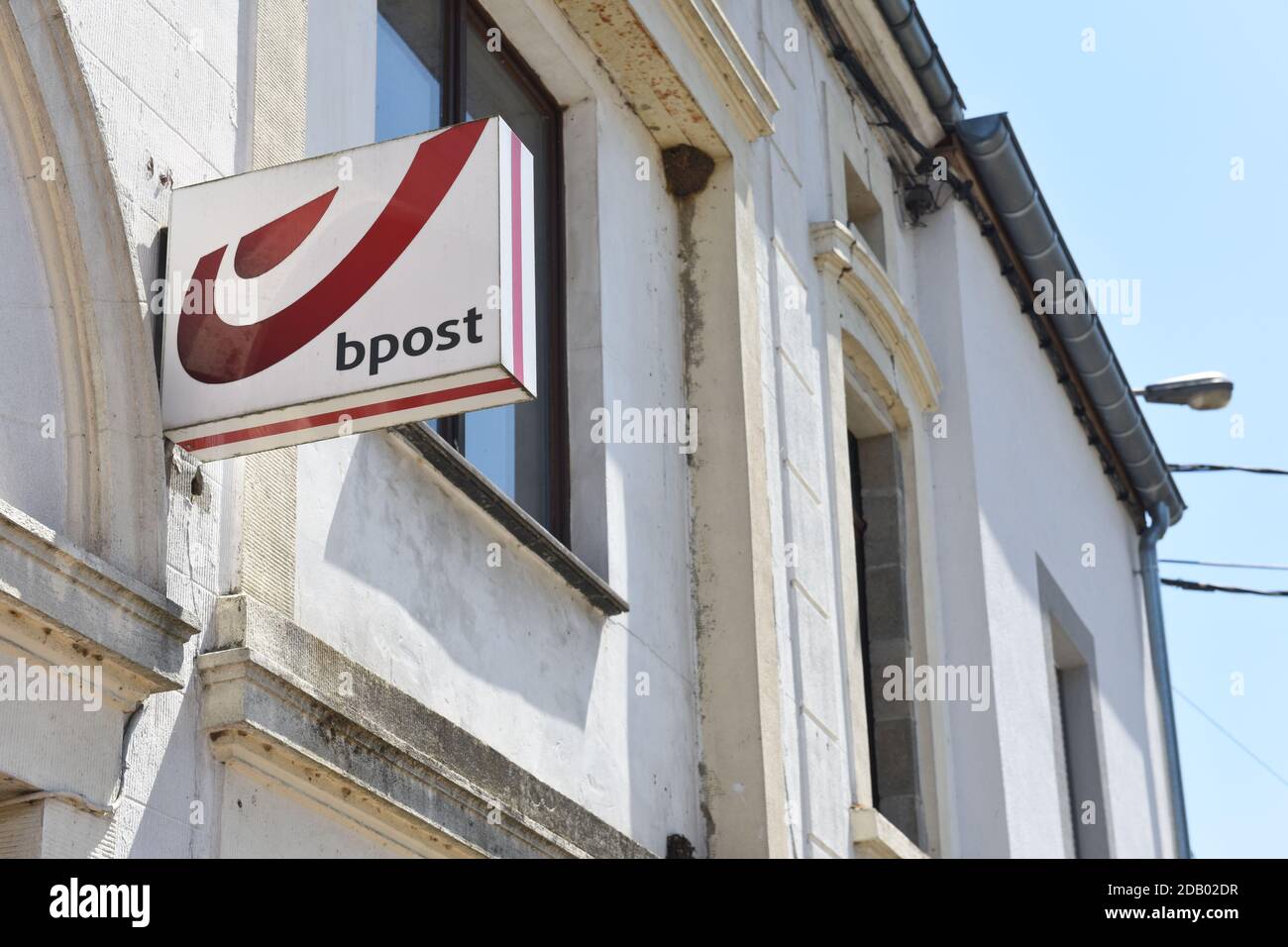 Illustration picture shows the bpost post office in Meix-devant-Virton ...