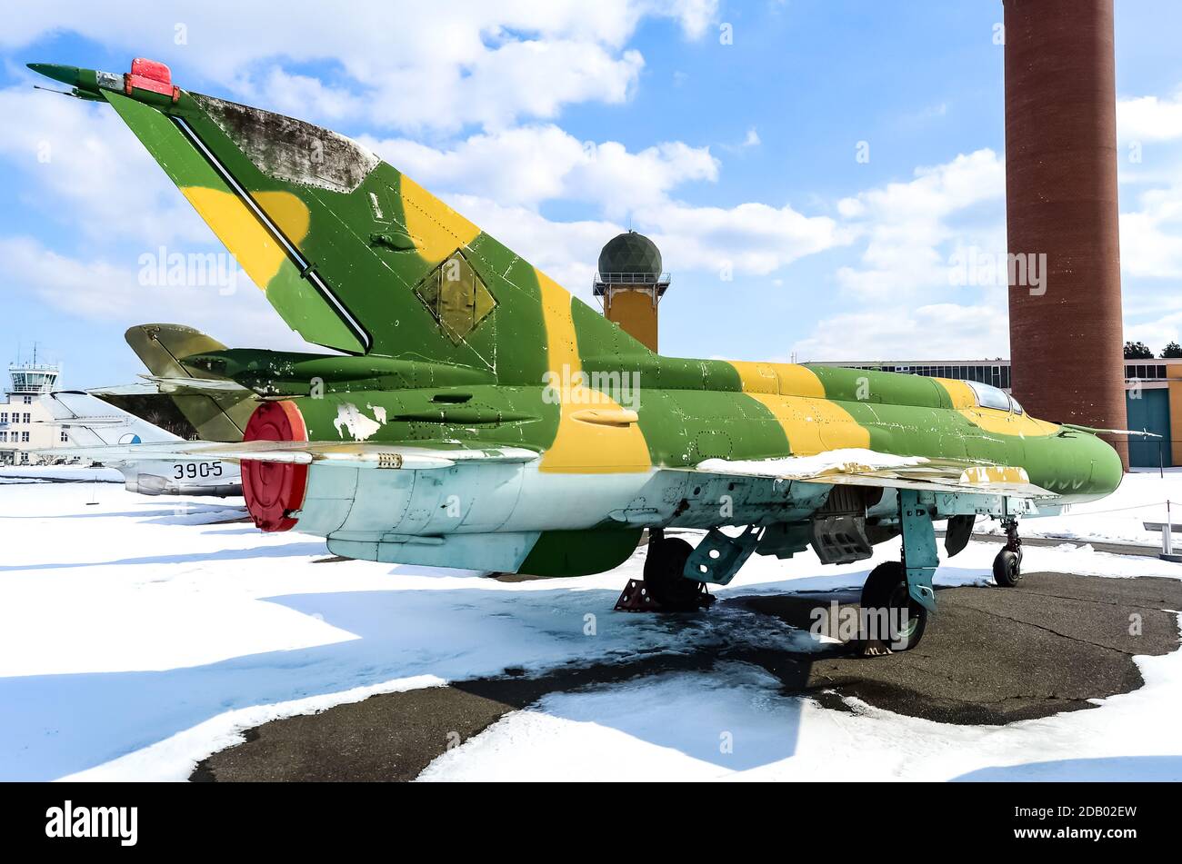 East German Air Force Mikoyan-Gurevich MiG-21M on display in the ...