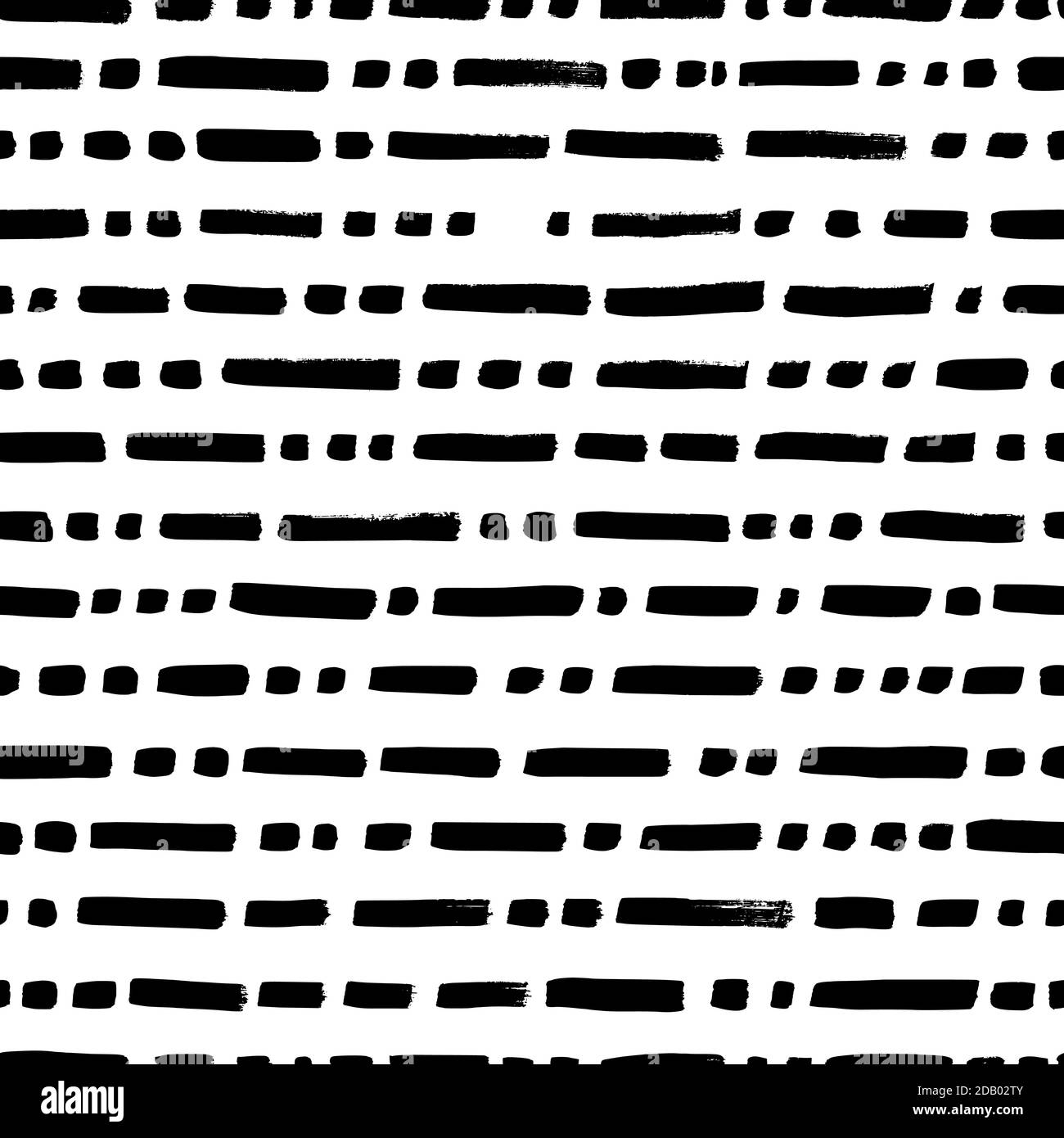 Short horizontal lines hand drawn seamless pattern Stock Vector Image ...