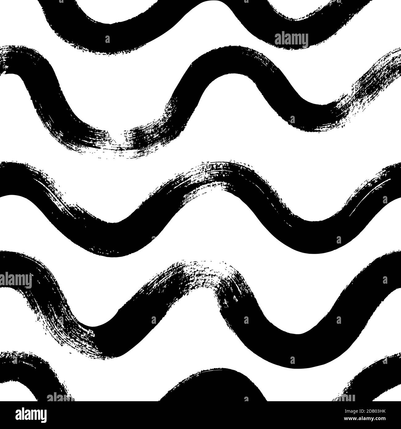 Hand drawing wavy line marker Stock Vector Images - Alamy