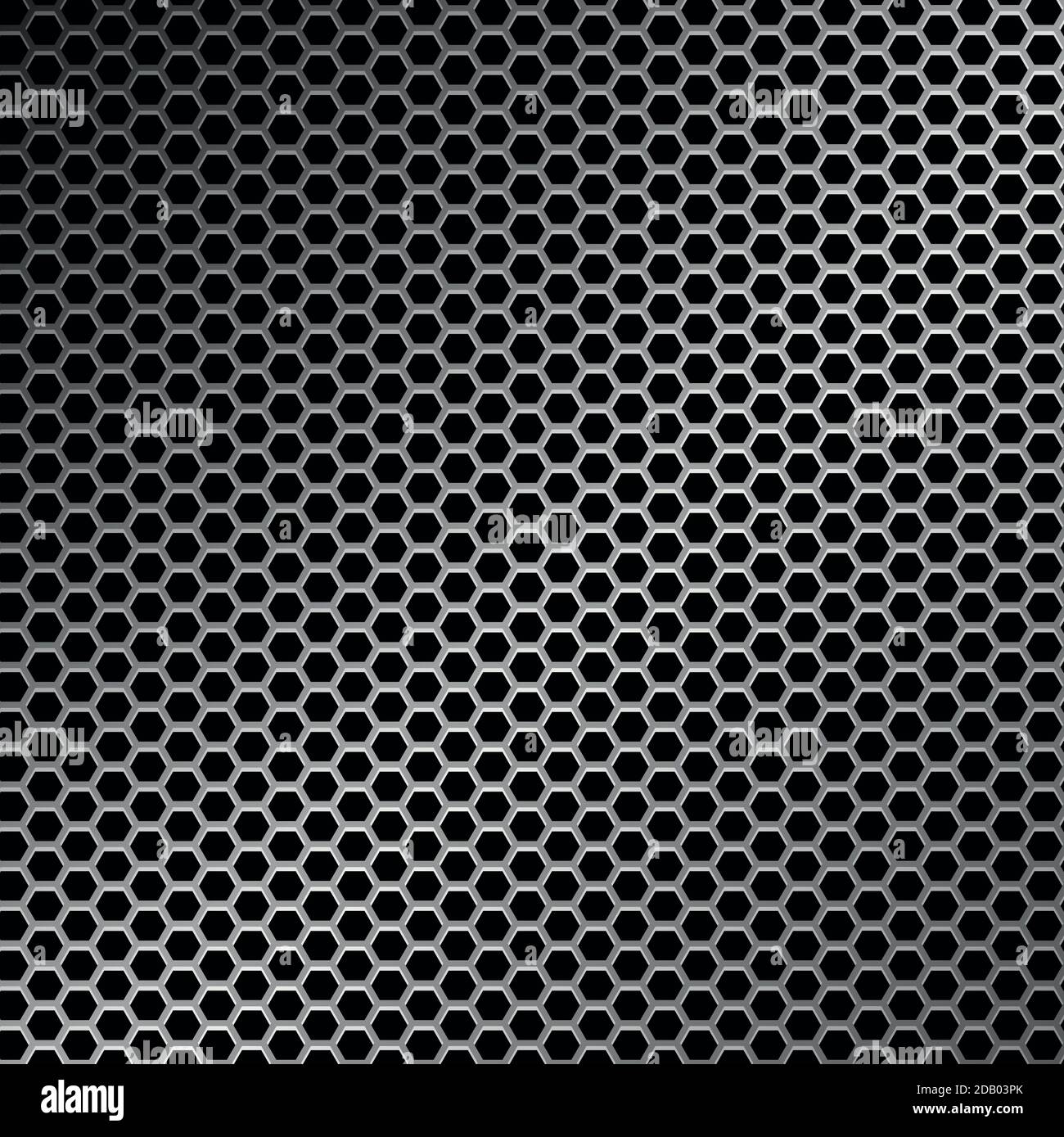 Silver perforated iron with white reflections - Vector illustration ...