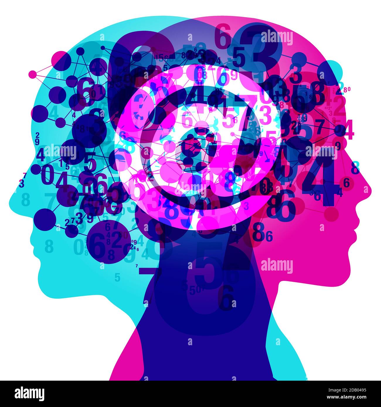 Shapes blending Stock Vector Images - Alamy