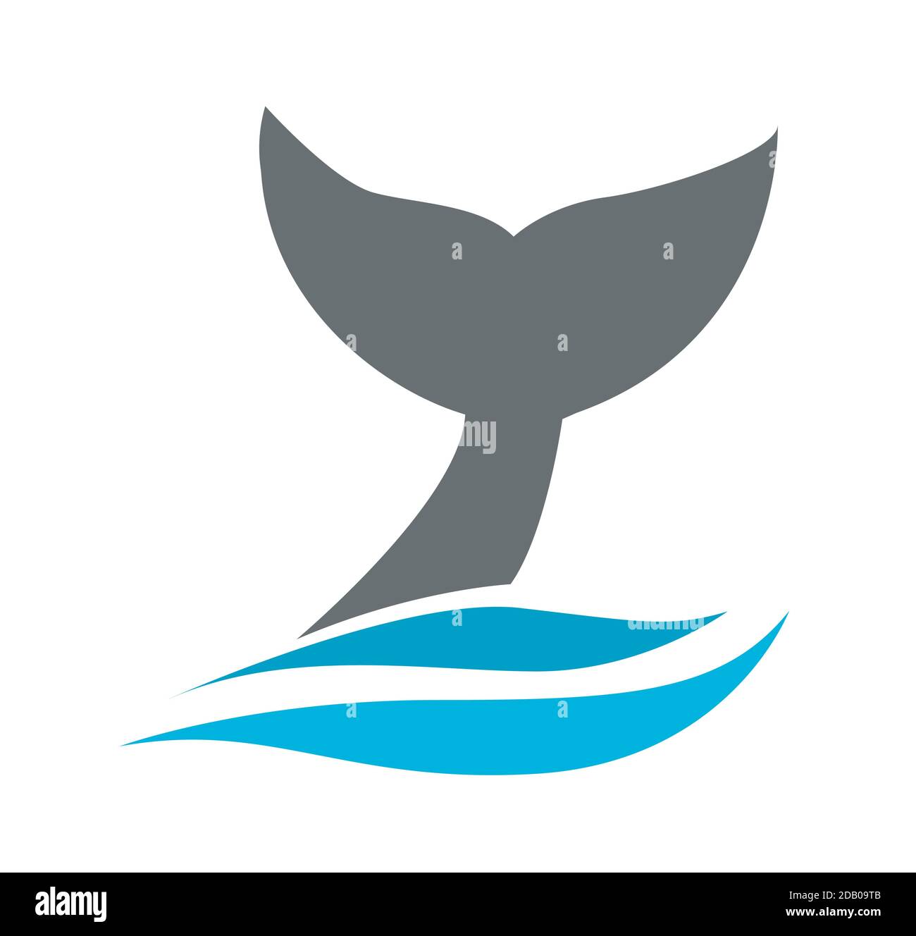 Whale tail icon vector illustration Stock Vector Image & Art - Alamy