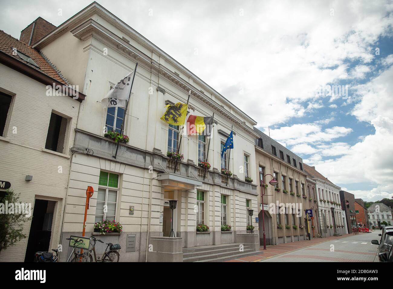 Illustration picture shows the city hall of Nevele, Thursday 02 July ...