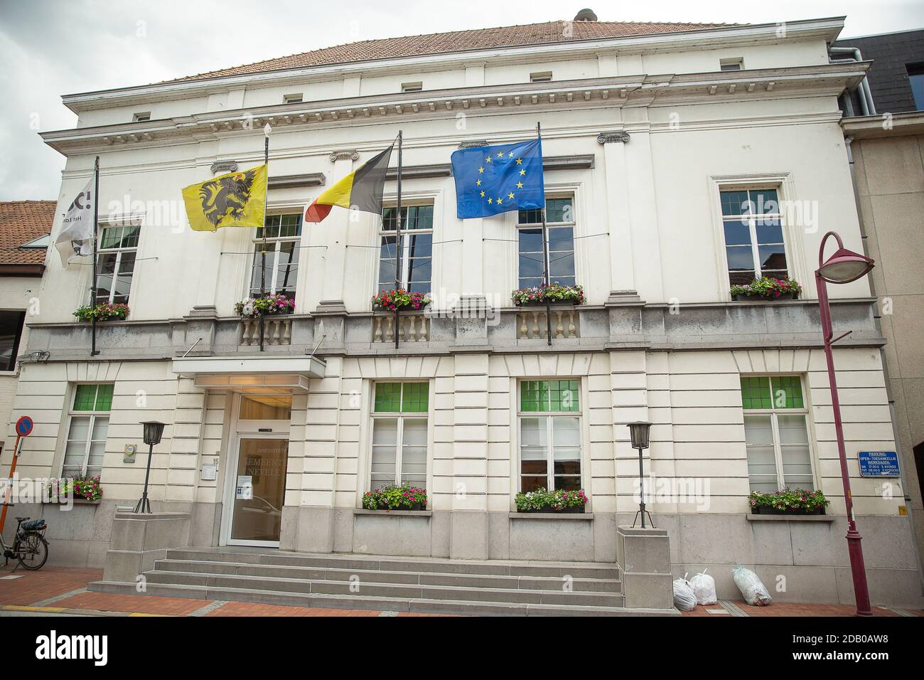 Illustration picture shows the city hall of Nevele, Thursday 02 July ...