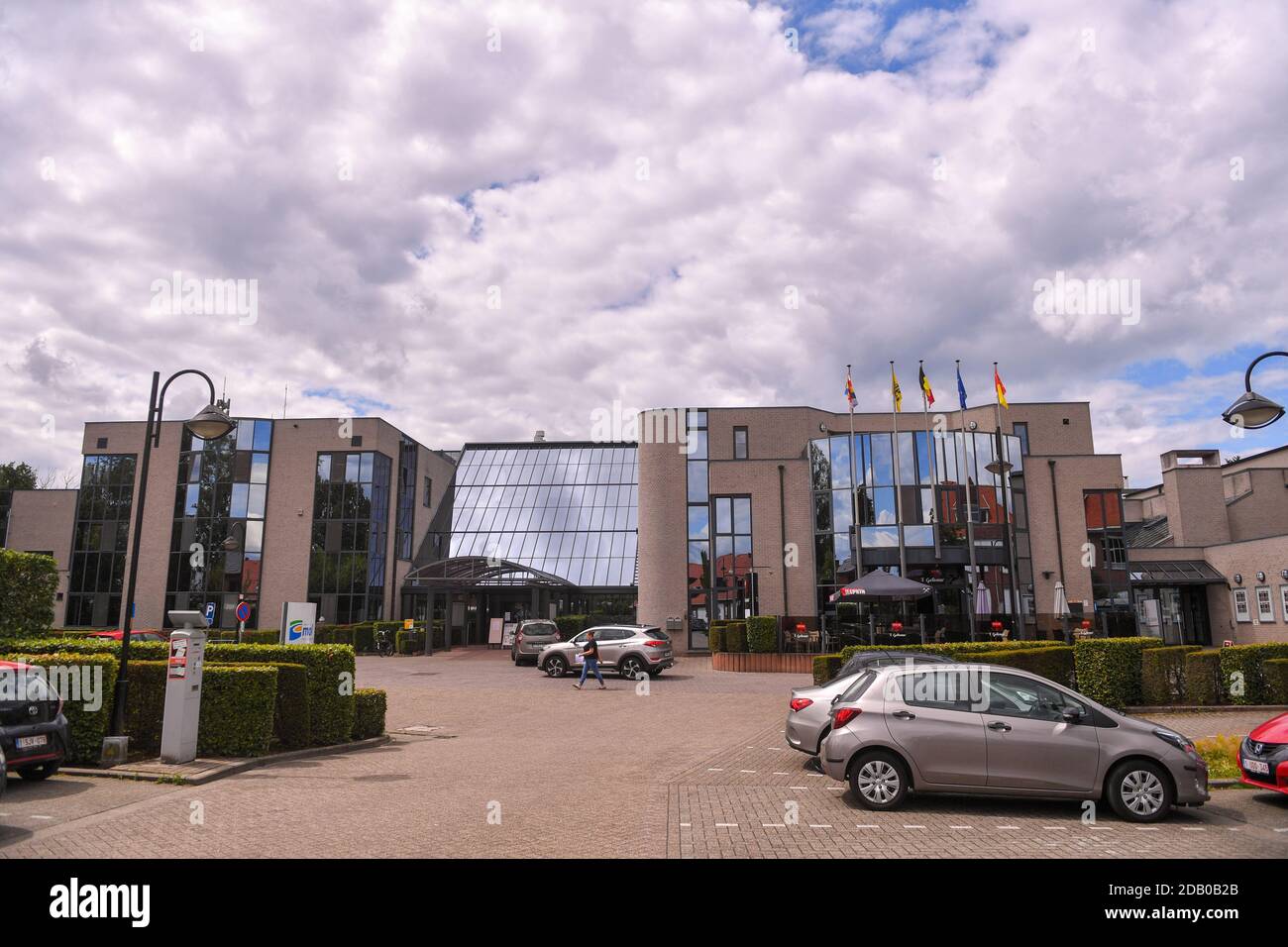 Illustration picture shows the City Hall in Mol, Monday 29 June 2020 ...