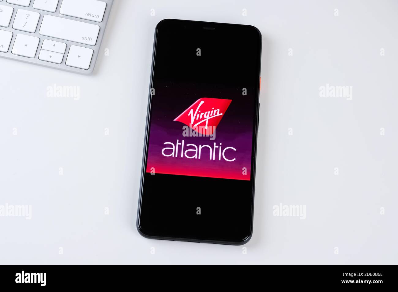 Virgin atlantic app hi-res stock photography and images - Alamy