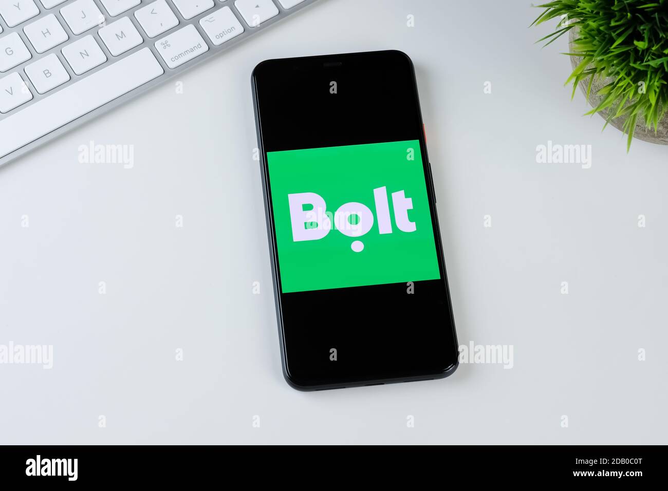 Bolt app logo on a smartphone screen Stock Photo - Alamy