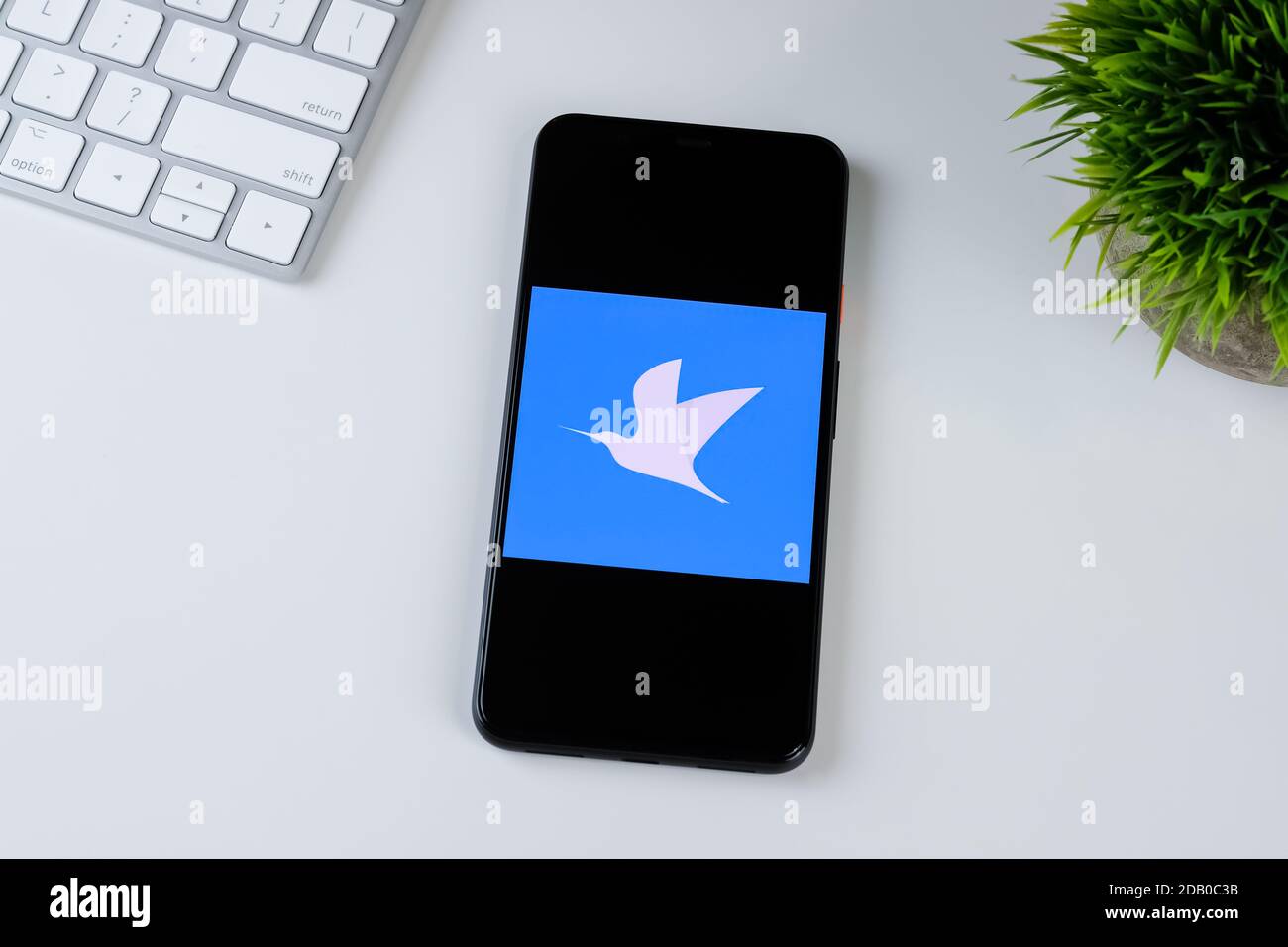 Traveloka app logo on a smartphone screen Stock Photo - Alamy