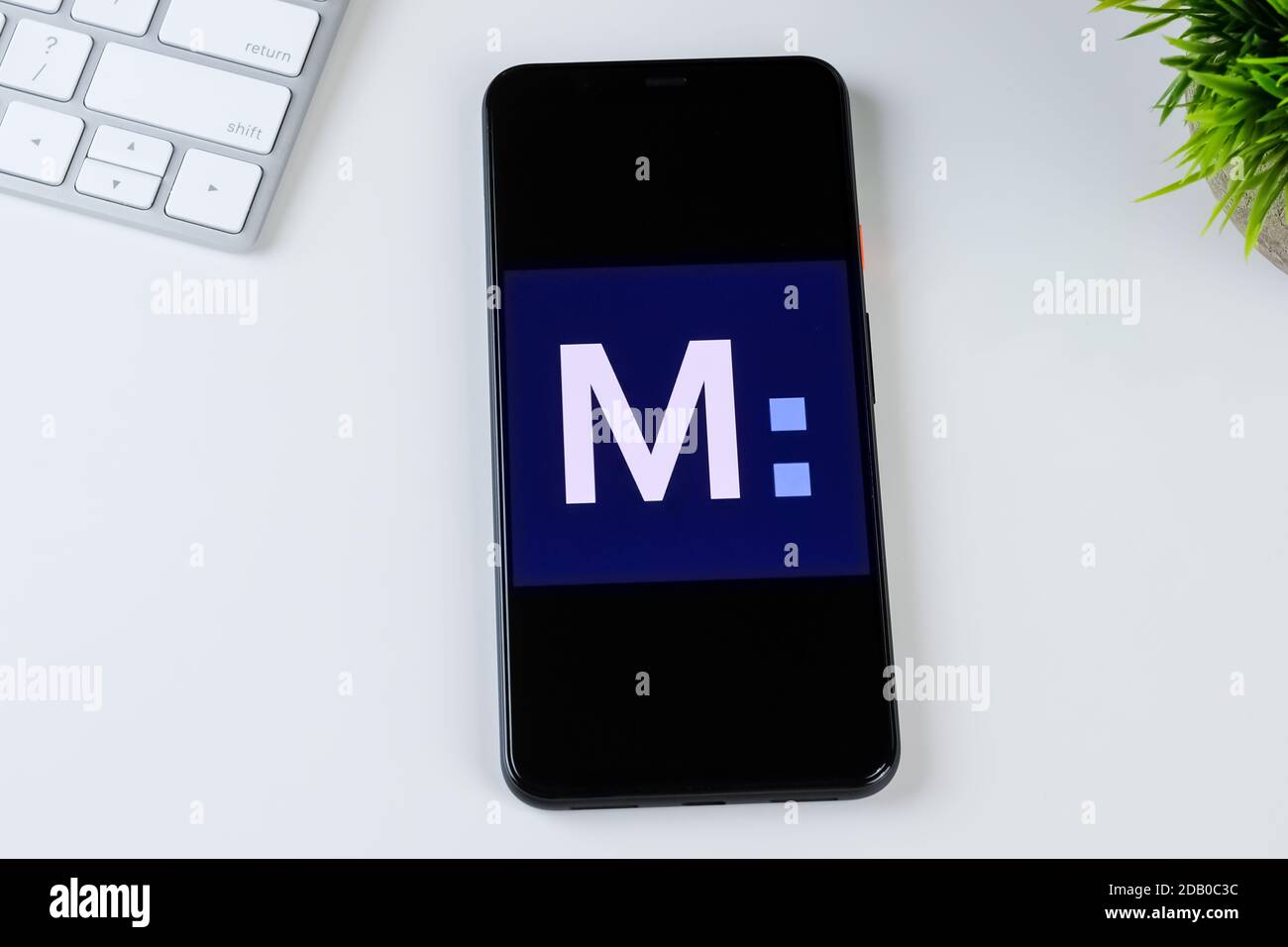 Marcus by Goldman Sachs app logo on a smartphone screen Stock Photo - Alamy