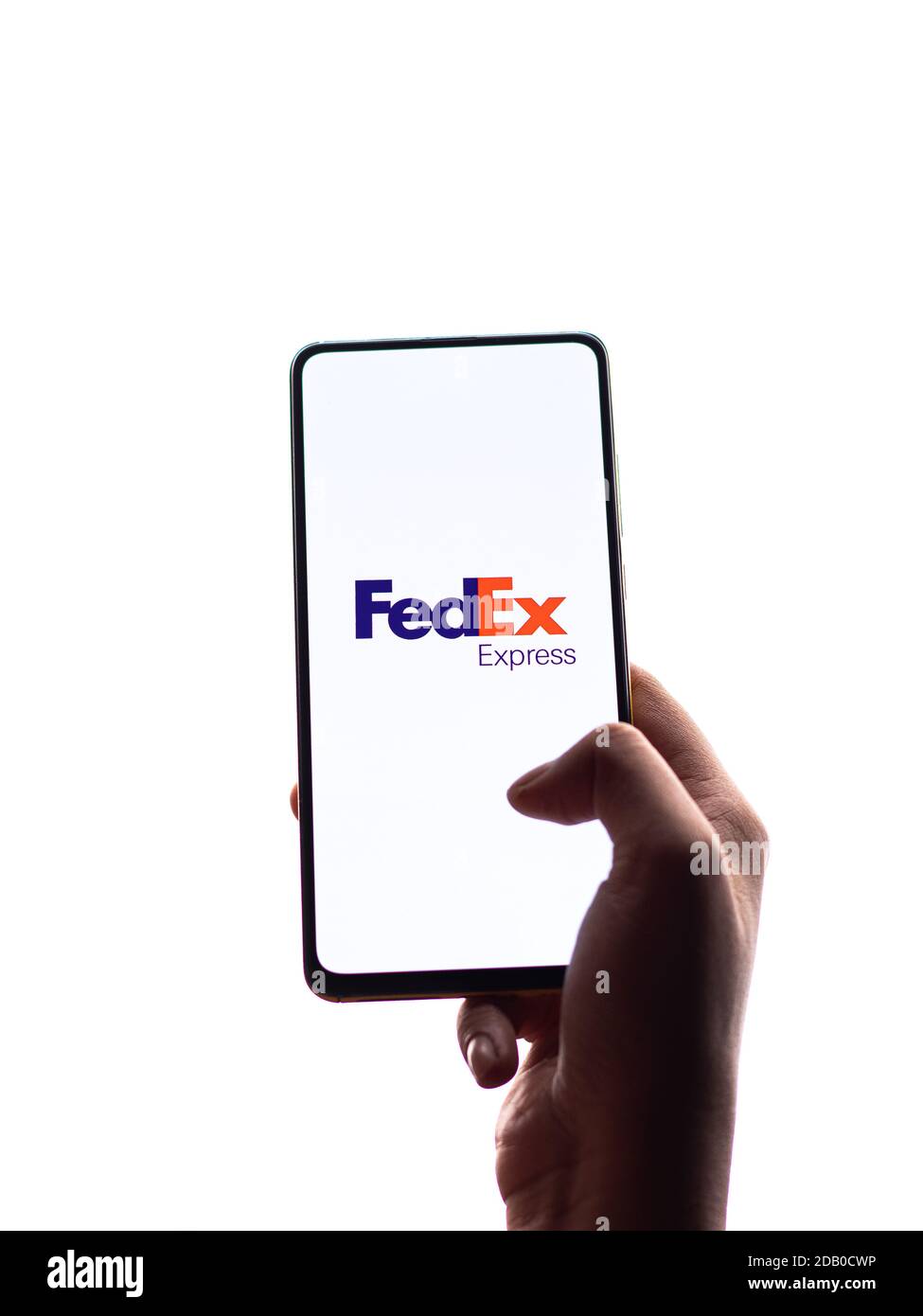 Fedex truck delivery Cut Out Stock Images & Pictures - Alamy