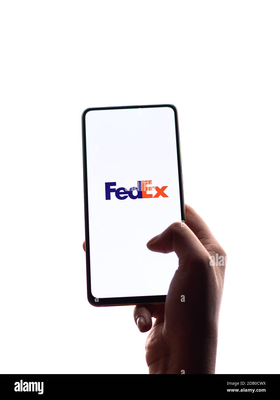 Fedex truck delivery Cut Out Stock Images & Pictures - Alamy