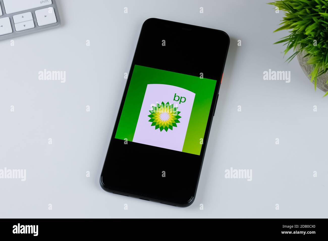 BPme app logo on a smartphone screen Stock Photo - Alamy