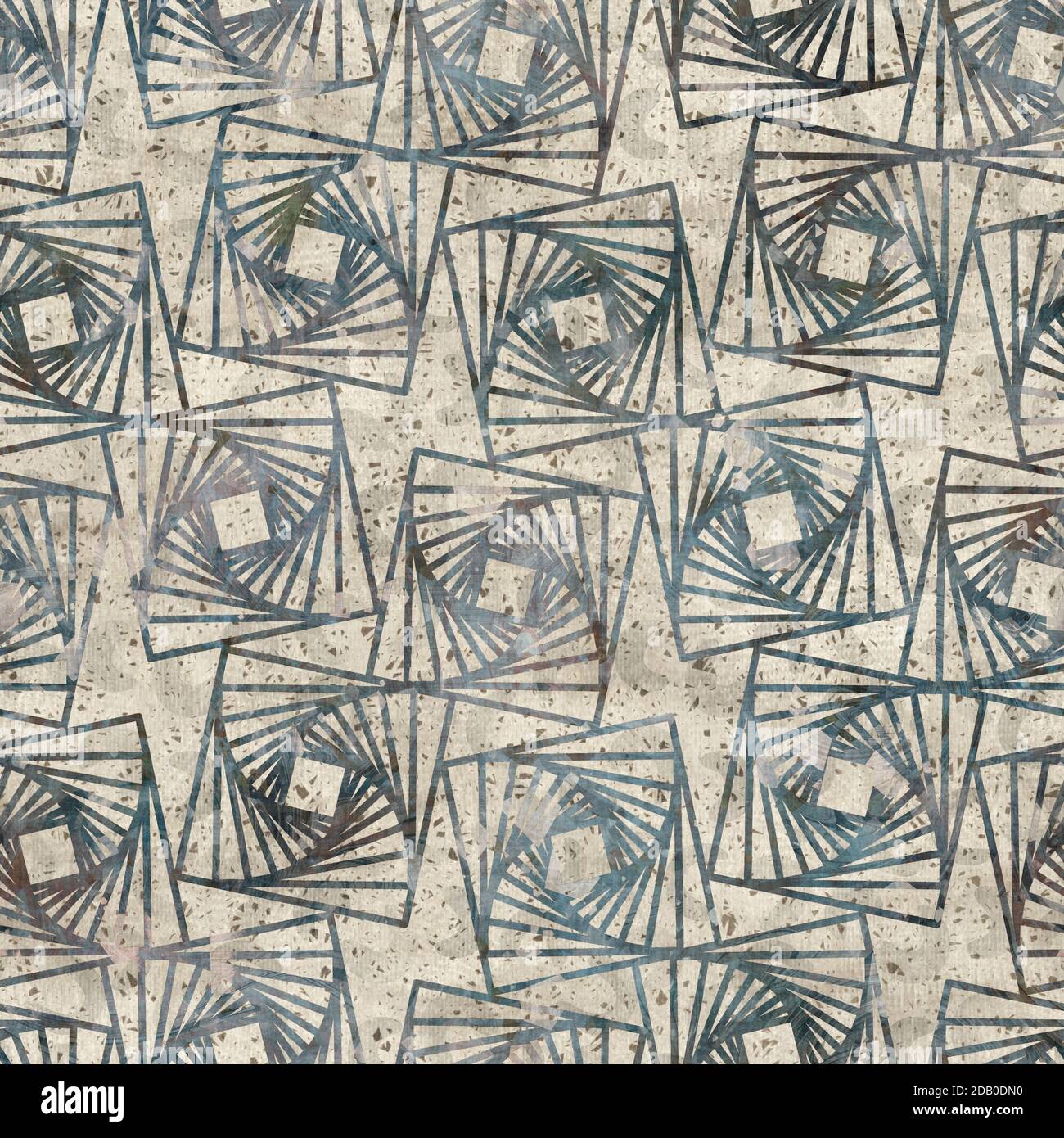 Chic formal grungy geo texture seamless pattern Stock Photo - Alamy