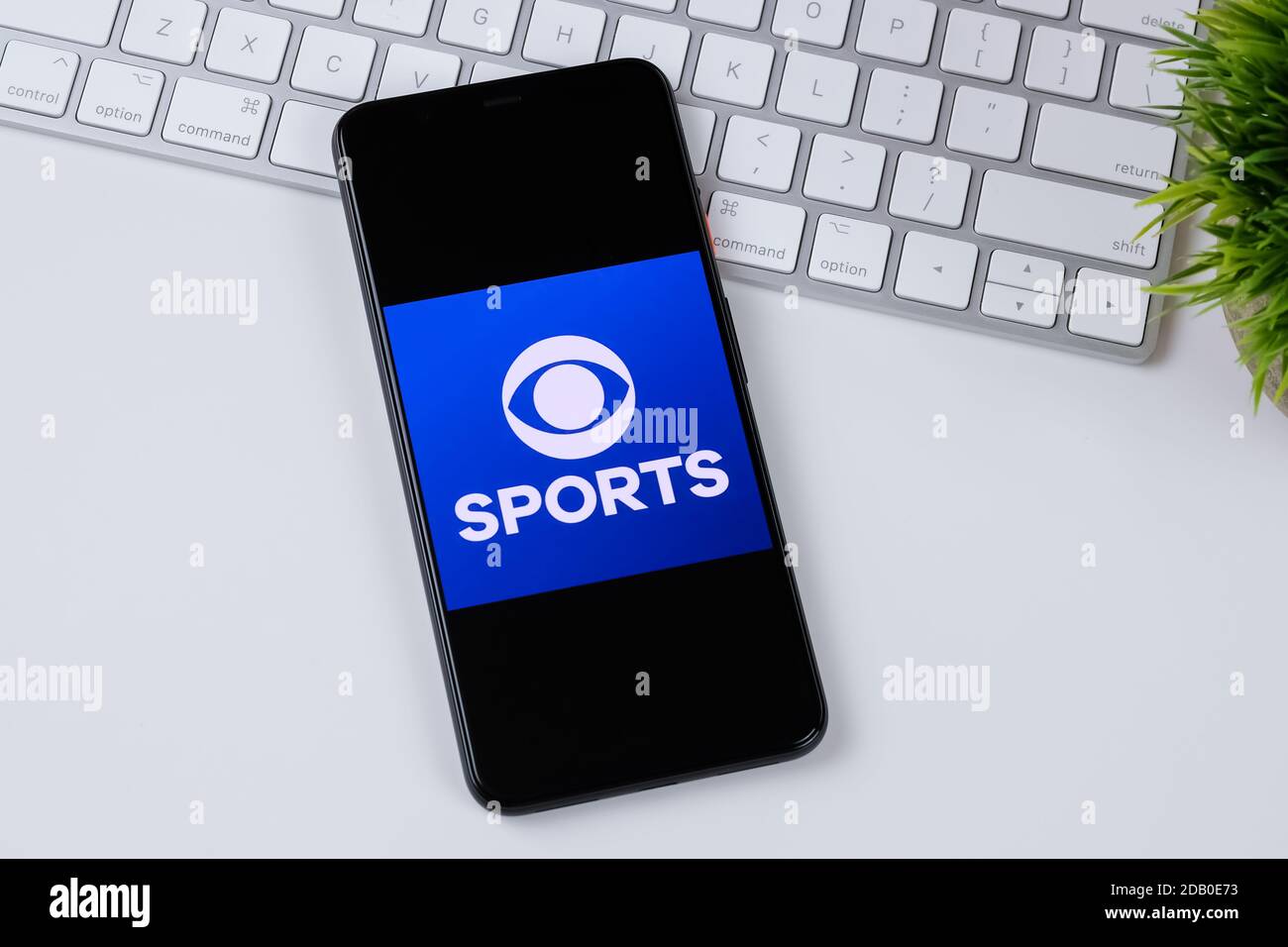 CBS Sports app logo on a smartphone screen Stock Photo - Alamy