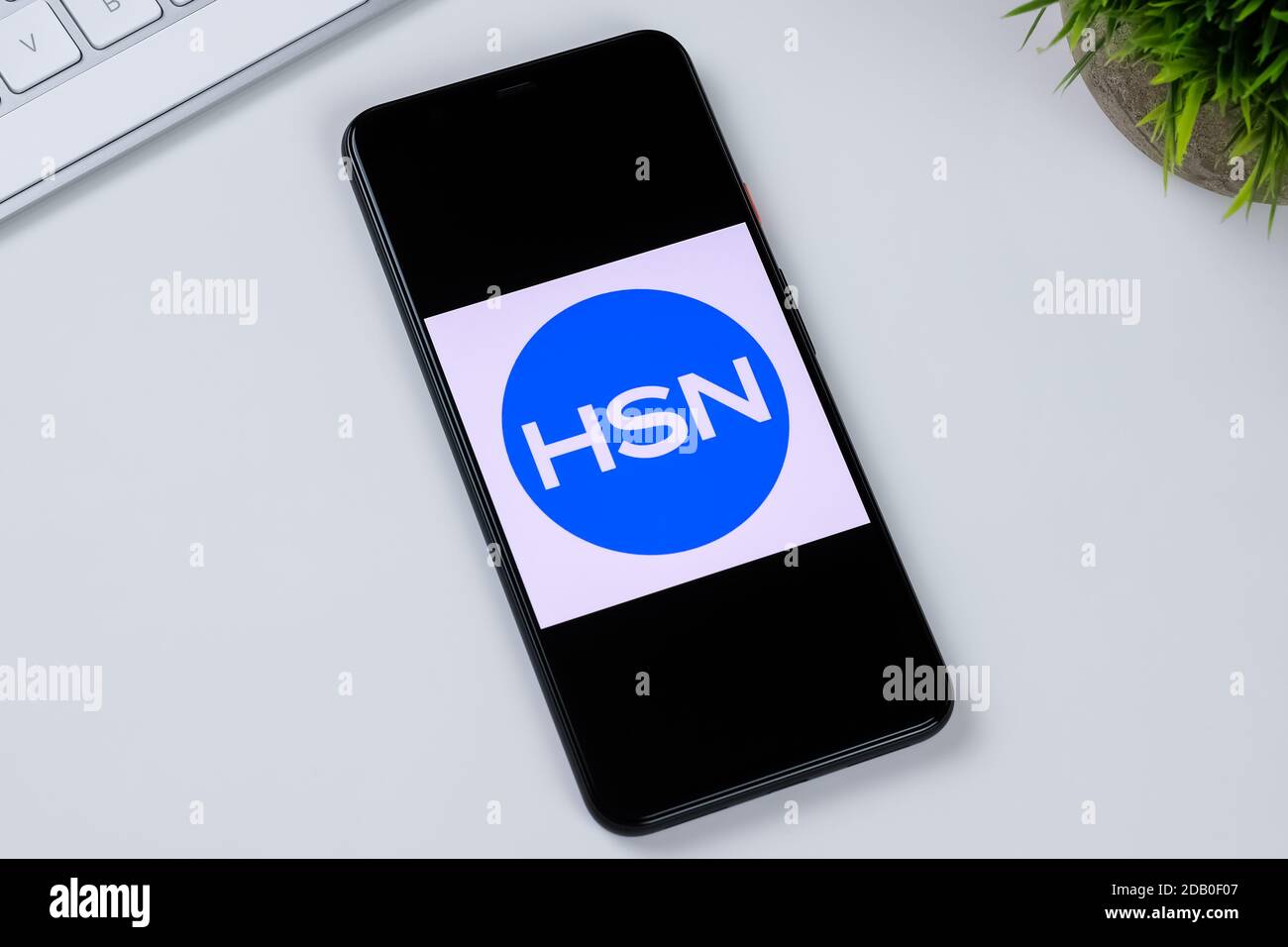 HSN Phone Shop app logo on a smartphone screen Stock Photo - Alamy
