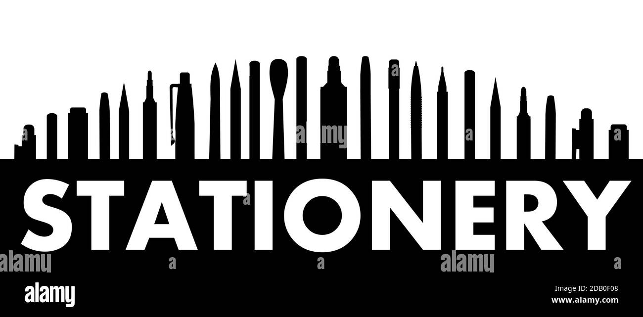 Office pencils Black and White Stock Photos & Images - Alamy