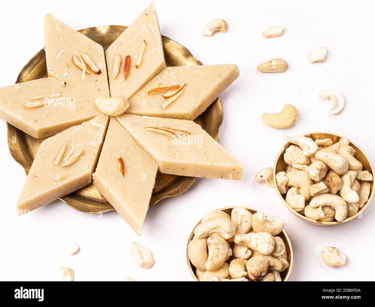 Diwali sweets decoration Cut Out Stock Images & Pictures - Alamy