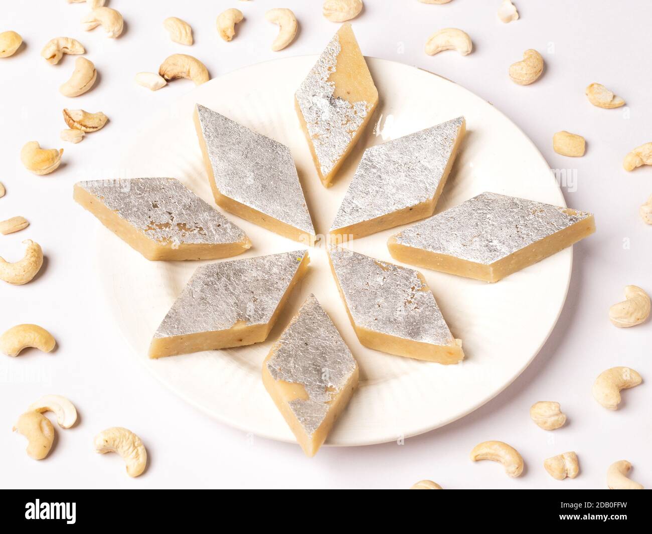 Indian Sweets Kaju Barfi