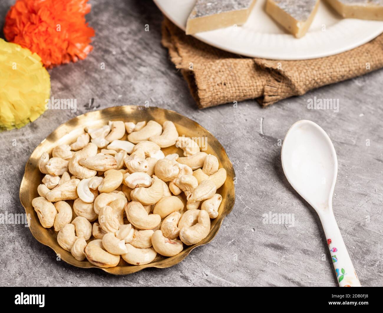 Fresh Cashew / Kaju stock image Stock Photo - Alamy