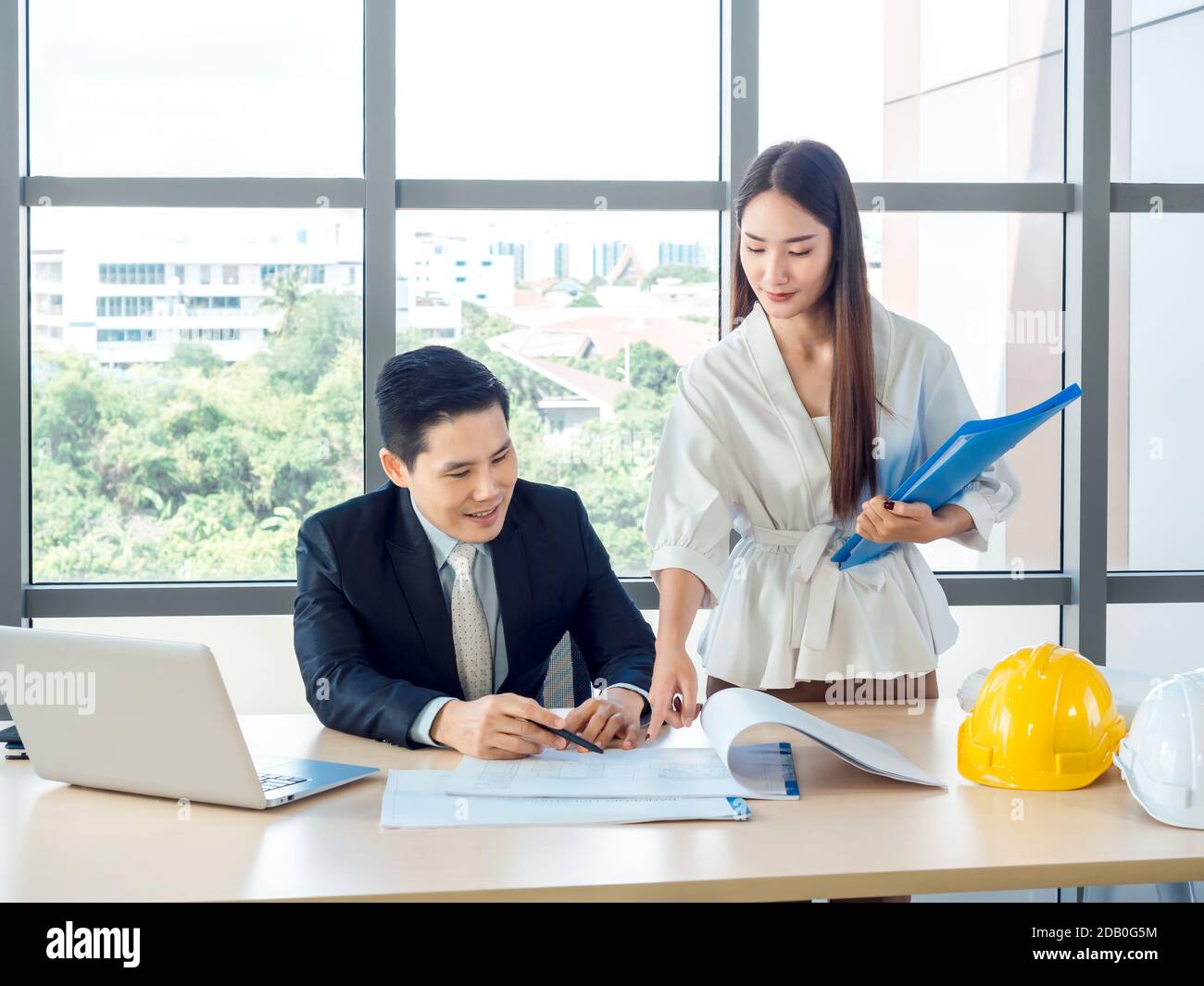 Young secretary working hard hi-res stock photography and images - Alamy