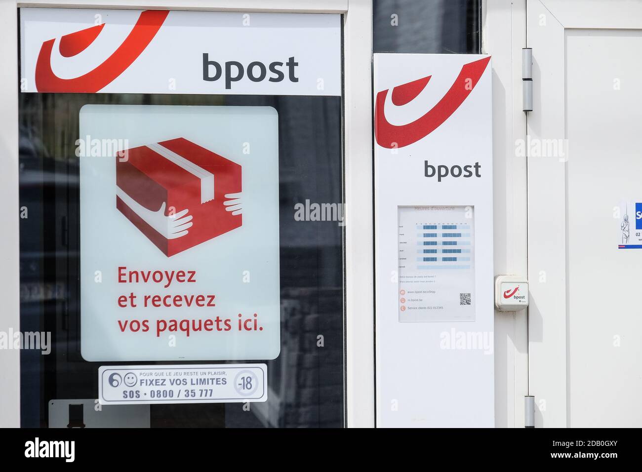 Illustration picture shows the bpost post office in Braives, Sunday 26 ...