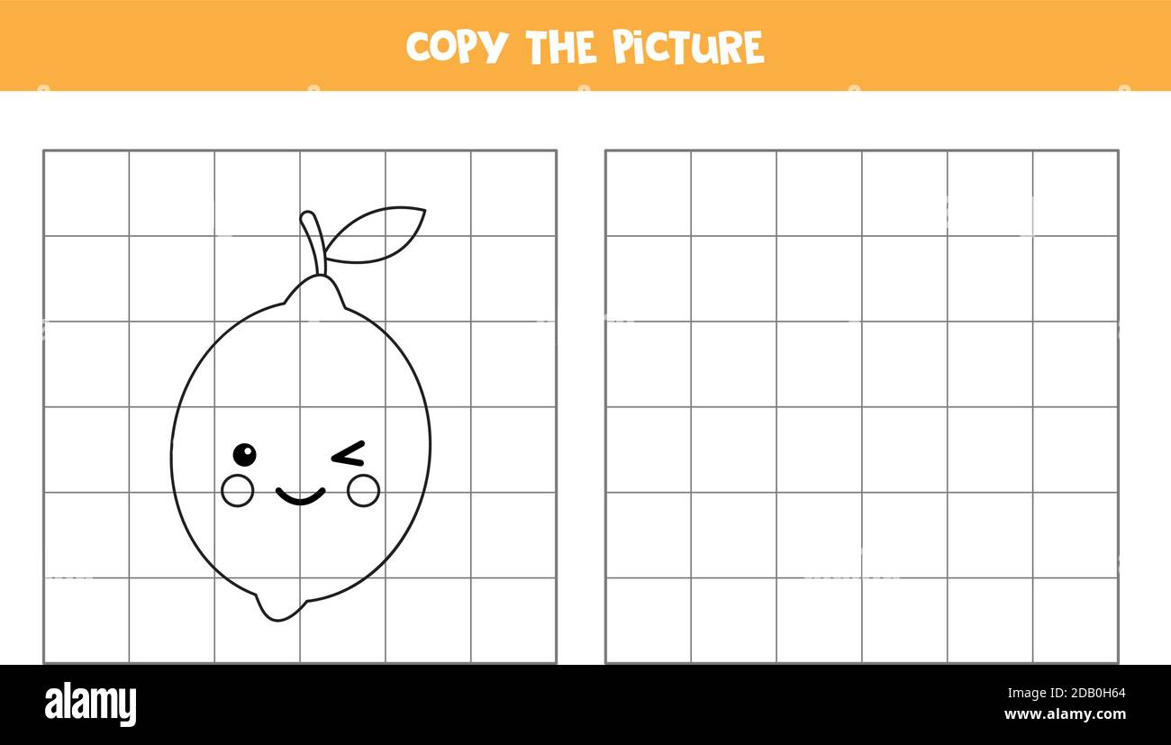 Cute lemon kawaii cartoon hi-res stock photography and images - Alamy