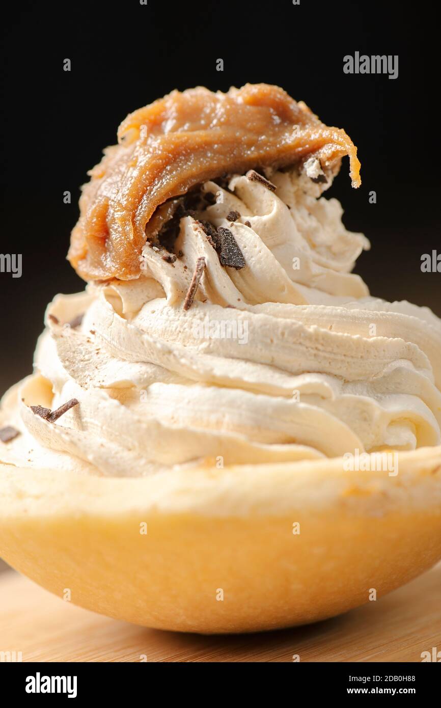 Delicious Mini Banoffee Pie, food background Stock Photo - Alamy