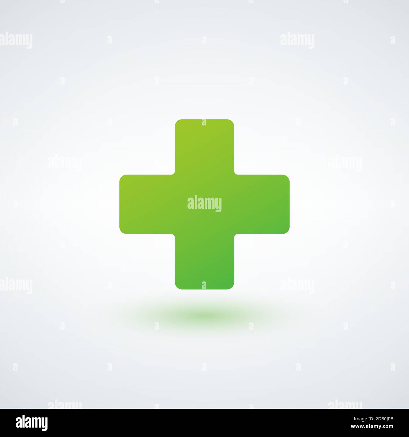 Medical icon design template with cross. Vector emblem sign with plus ...