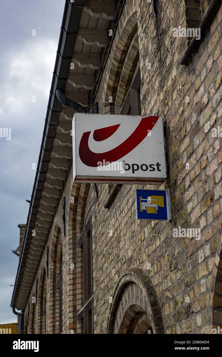 Illustration picture shows the bpost post office in Diksmuide, Thursday ...