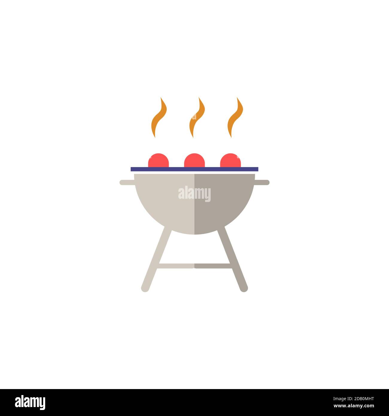 Grill icon. Simple element from grill and barbecue collection. Creative ...