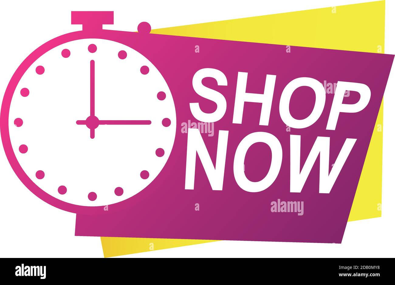 shop now countdown badge with chronometer vector illustration design ...