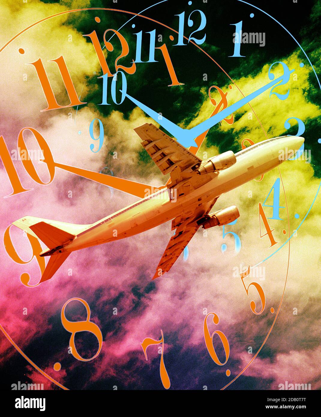 PLANE AND JET LAG Stock Photo - Alamy