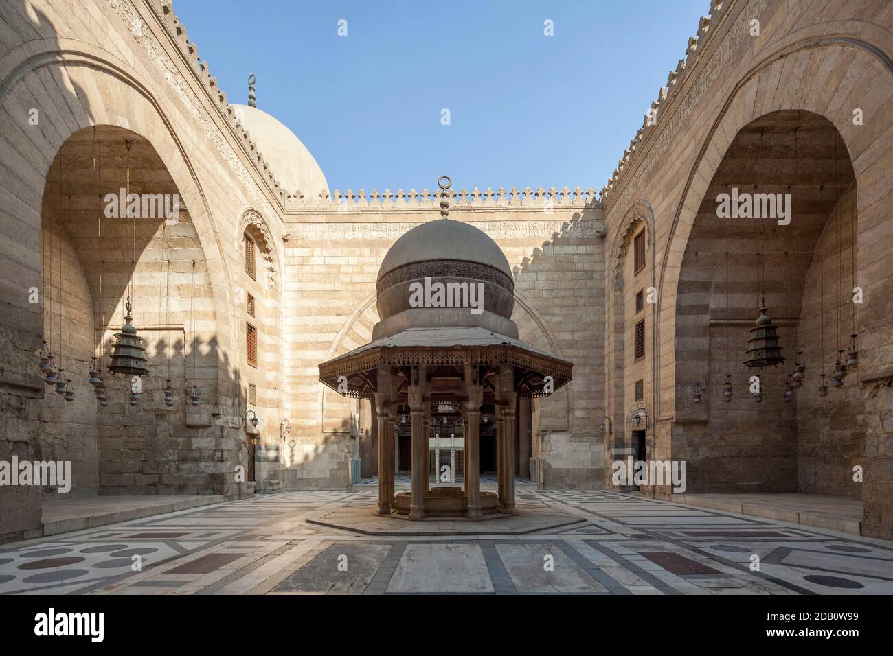 courtyard, complex of Sultan Barquq, Cairo, Egypt Stock Photo - Alamy