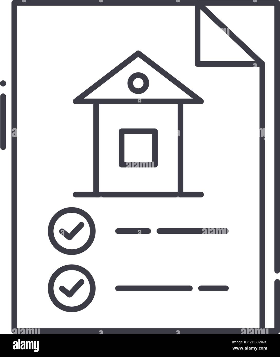 Primary data files icon, linear isolated illustration, thin line vector ...