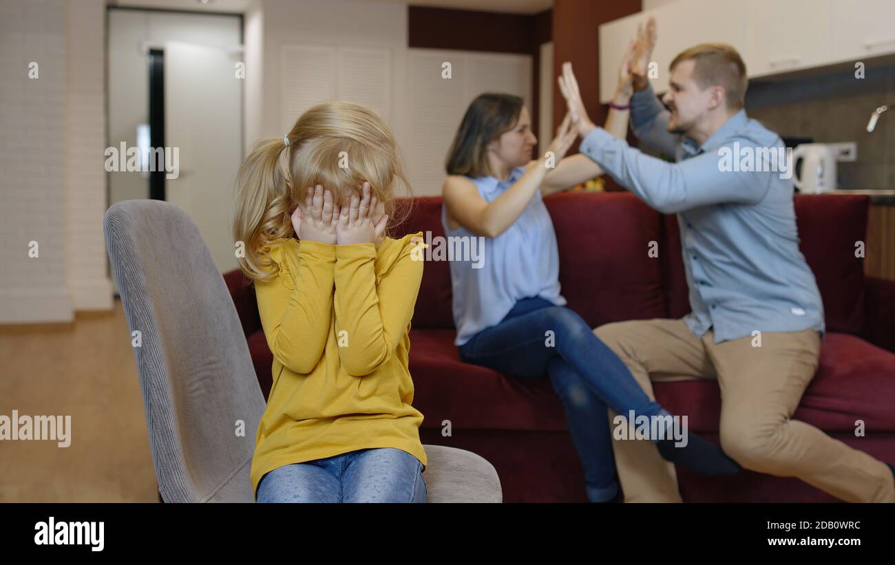 Family Conflict Daughter Mother Father High Resolution Stock ...