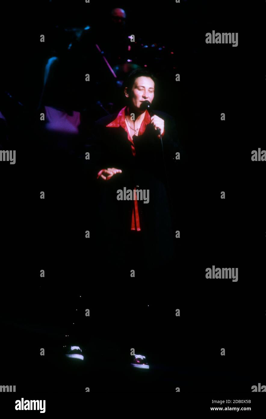 Costa Mesa, California, USA 12th April 1996 Singer k.d. lang performs ...