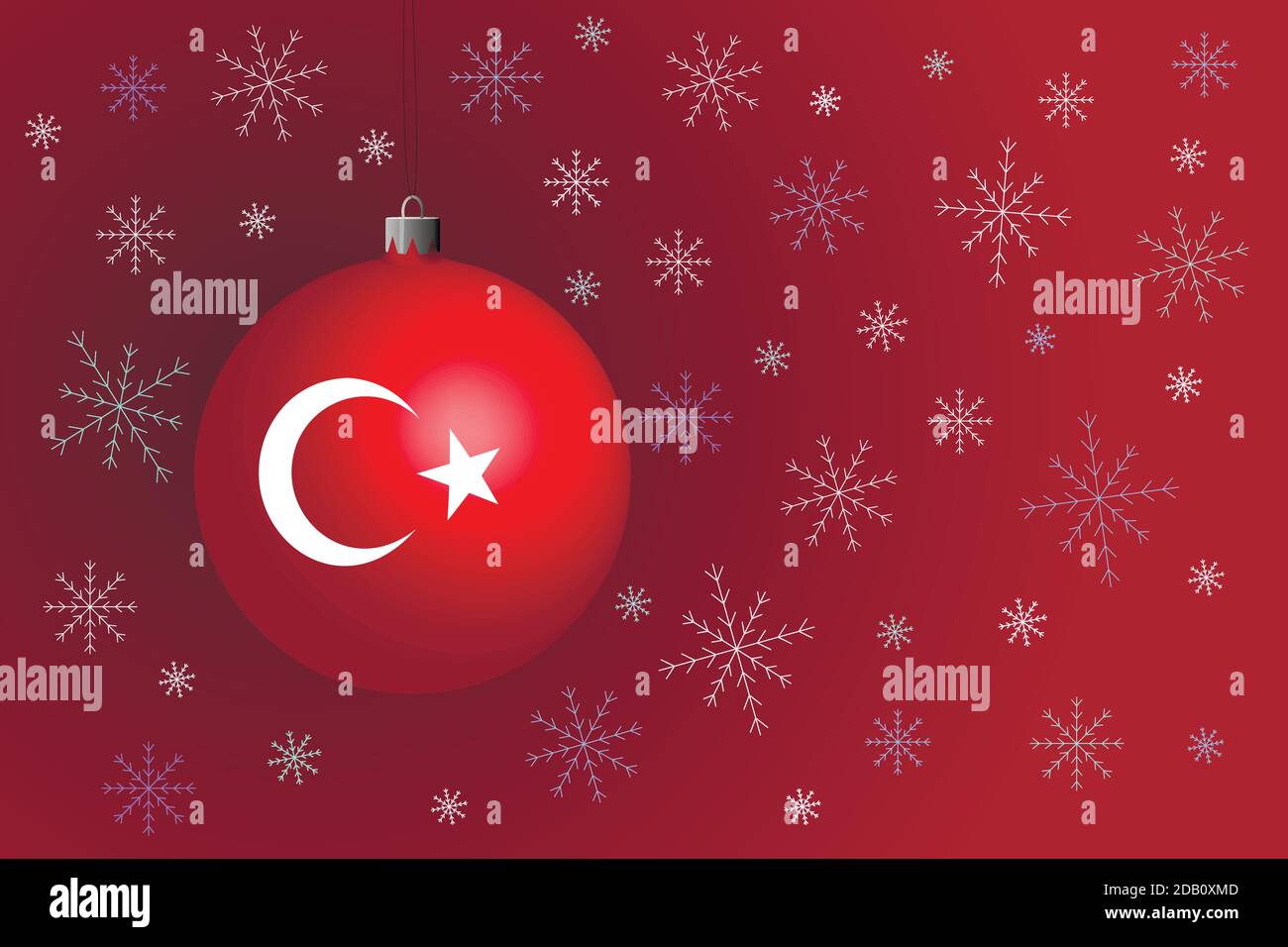 Turkey and snow Stock Vector Images - Alamy